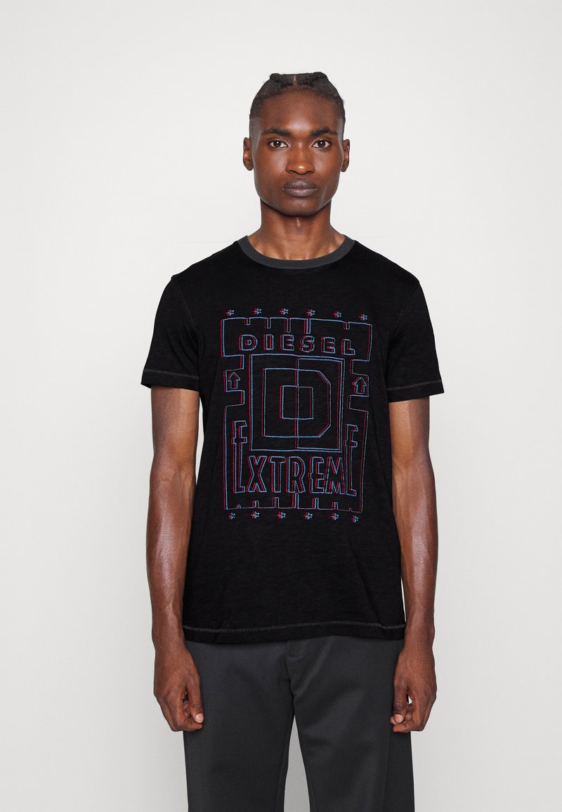 Diesel DIEGOR - T-Shirt print - black/schwarz - Zalando.at