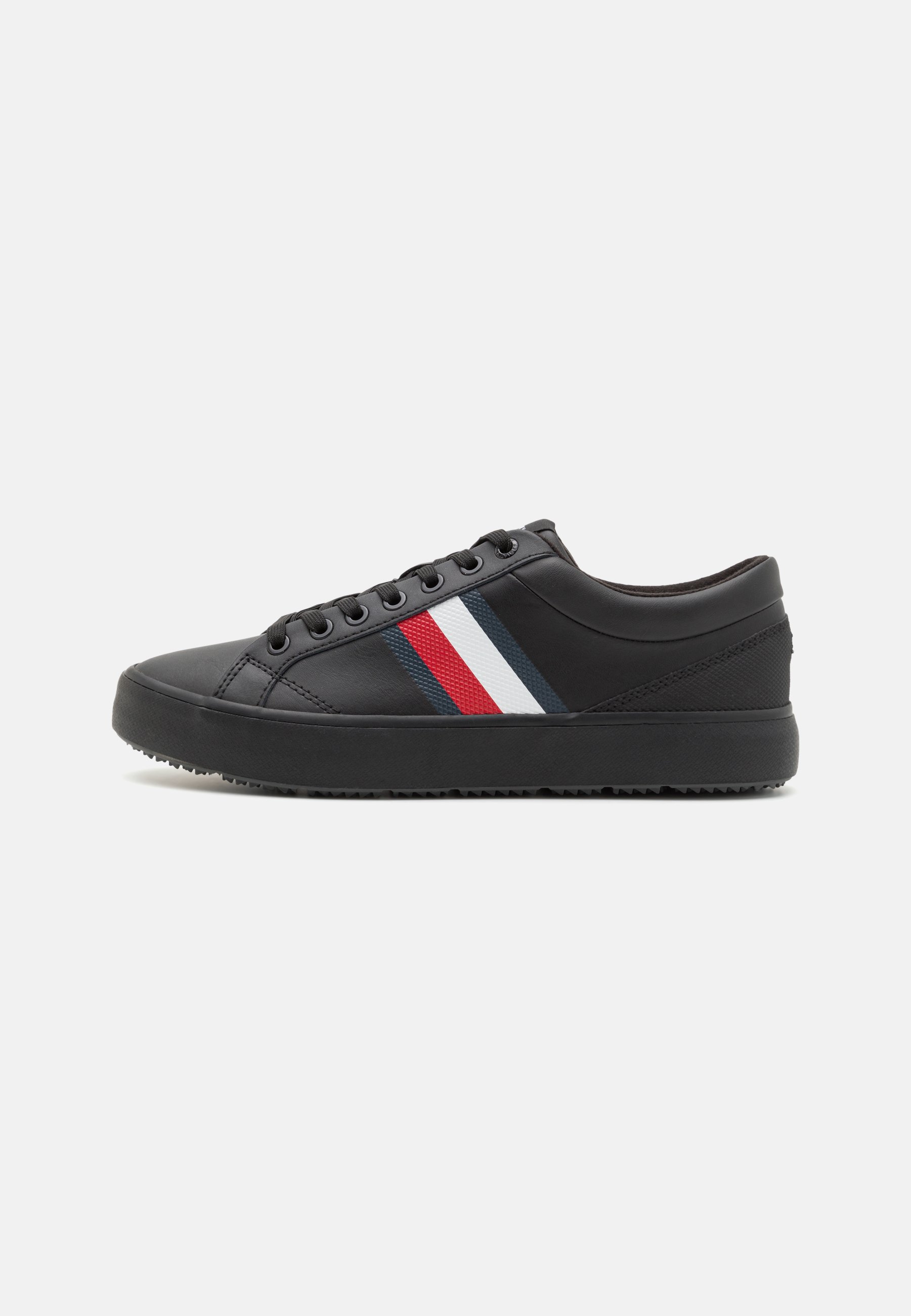 Tommy Hilfiger CORE CLEAT STRIPES Sneaker low black schwarz Zalando