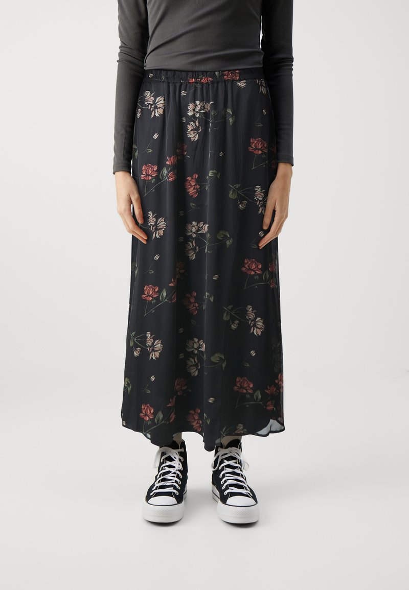 Vero Moda VMSMILLA SKIRT - Jupe longue - black/noir - ZALANDO.FR