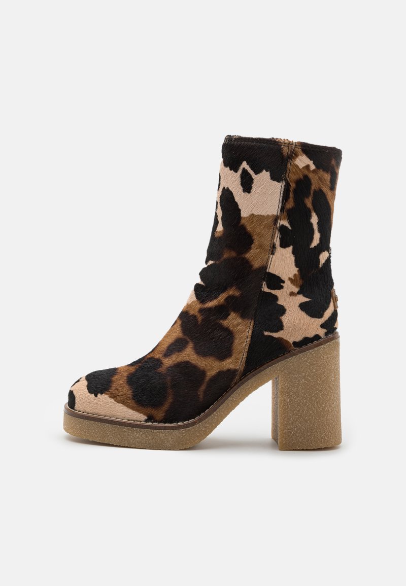 Furla EASY BOOT - Bottines à talons hauts - toni fullmoon/écru - ZALANDO.FR