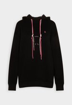 Guess HOODY TRIANGLE - Sweater - jet black/zwart - Zalando.be