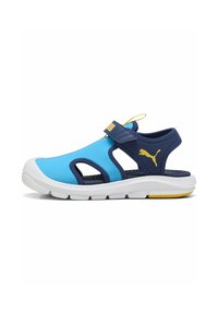 Puma FUN RACER - Trekkingsandale - speed blue/pelé yellow/blau - Zalando