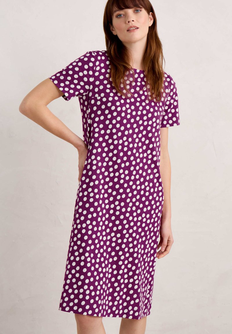 Seasalt Cornwall PIPERS SHORT SLEEVE - Vestito di maglina - crayon spot ...