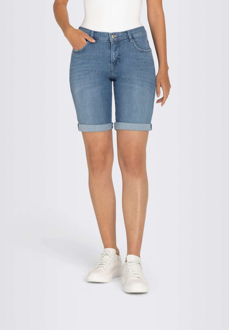 MAC Jeans Jeans Shorts - d commercial summer blue wash/blau - Zalando.de
