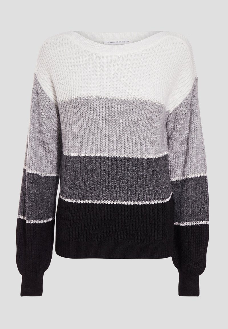 Cache Cache MIT U-BOOT-AUSSCHNITT - Jersey de punto - noir/negro ...