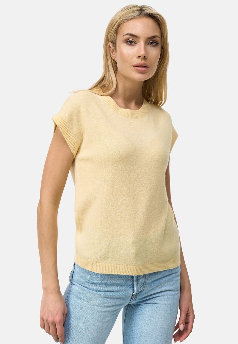 Re.draft T-shirt basic - sunlight/beige - Zalando.be