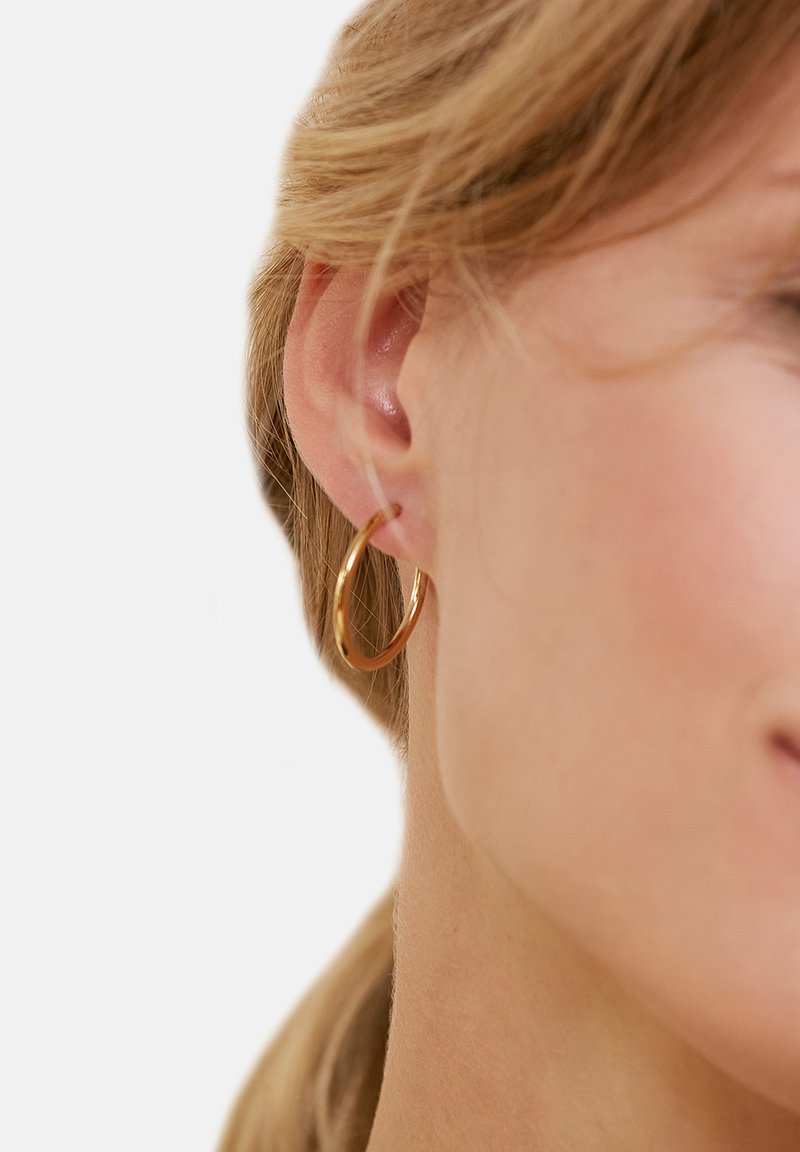 EDBLAD HOOPS MEDIUM - Øreringe - gold-coloured/guldfarvet - Zalando.dk