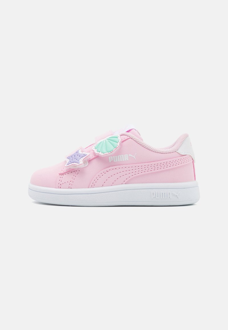 Puma SMASH MERMAID UNISEX - Trainers - pearl pink/white/vivid violet ...