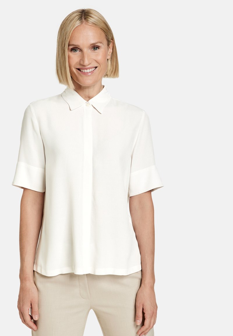 Gerry Weber SHORT SLEEVE - Hemdbluse - powder/beige - Zalando.at