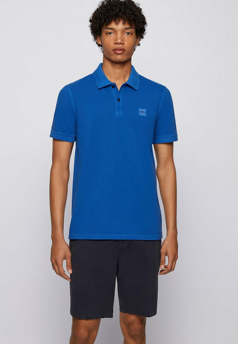 BOSS PRIME - Polo shirt - blue/mottled royal blue - Zalando.co.uk