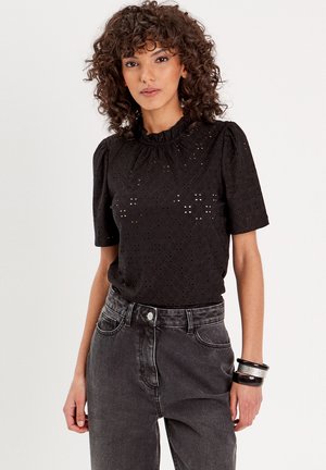 Cache Cache MIT KURZEN ÄRMEN - Camiseta estampada - noir/negro - Zalando.es