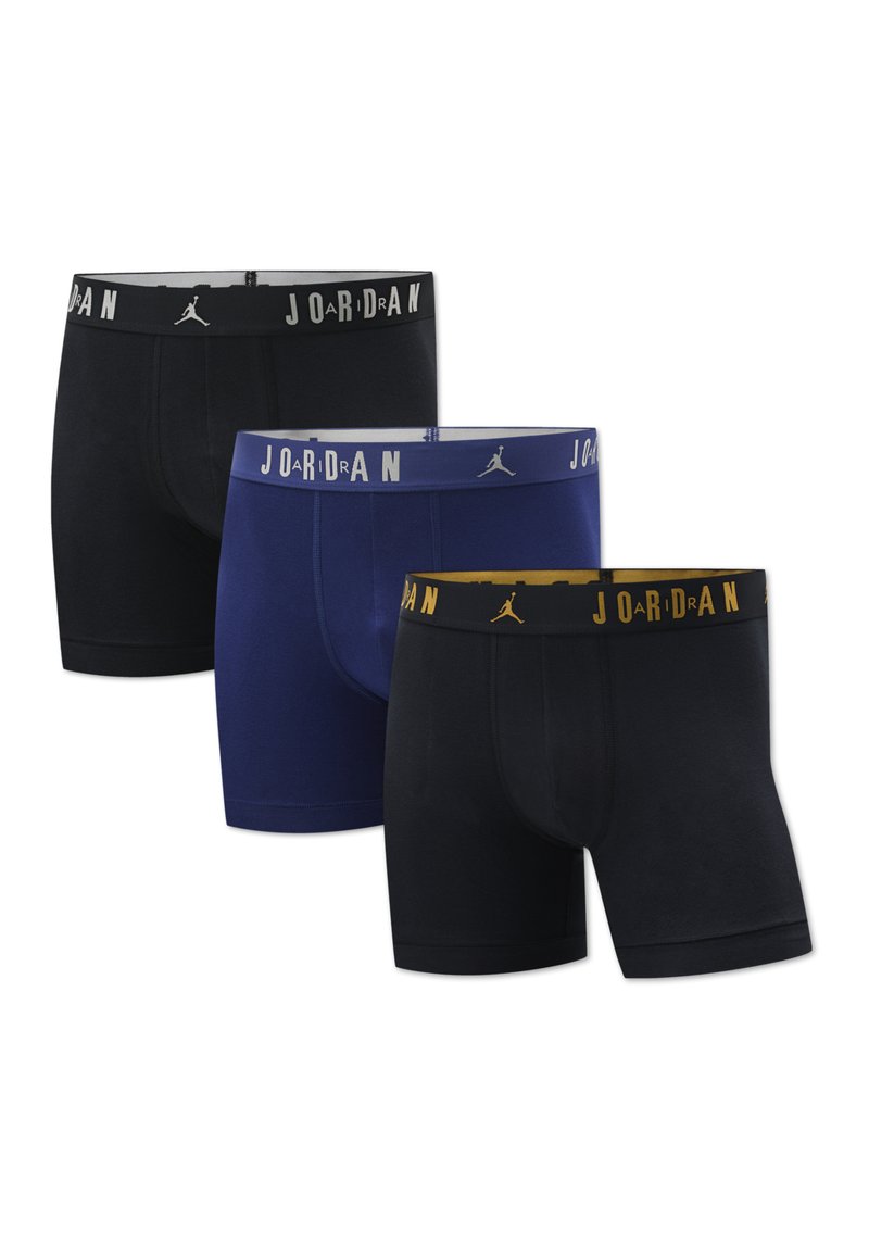 Jordan FLIGHT CORE 3 PACK - Boxerky - black/gold/černá - Zalando.cz