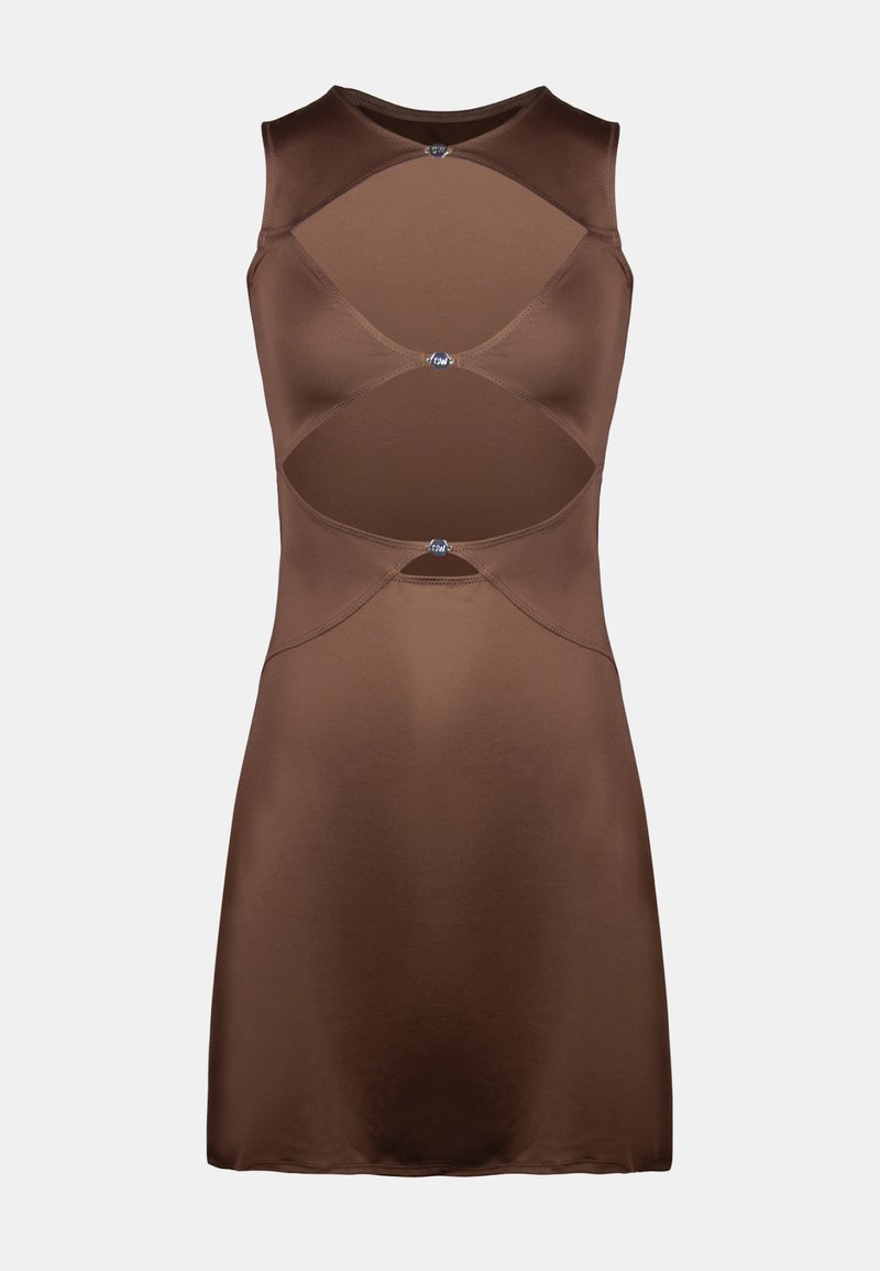 OW Collection CHIARA CUT OUT - Robe de soirée - brown/marron - ZALANDO.FR