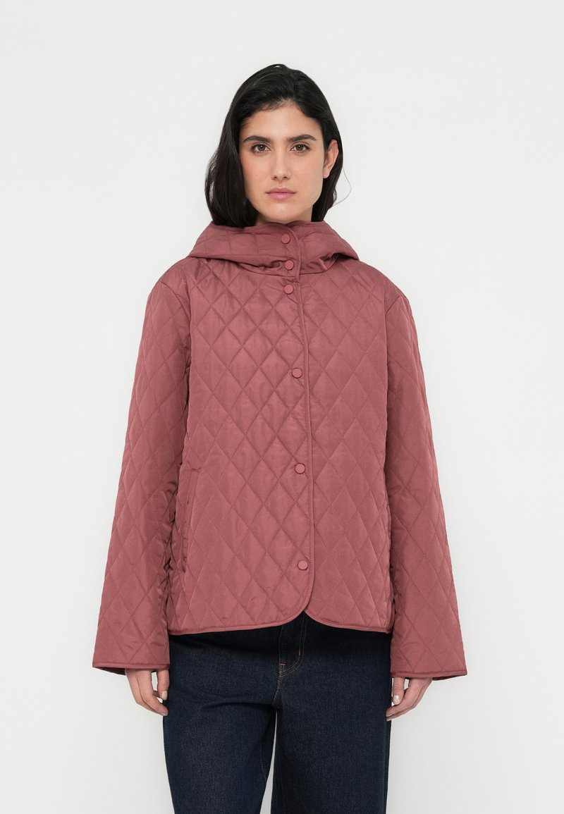 JDY JDYRINA SHORT HOOD JACKET - Giacca da mezza stagione - rose brown ...