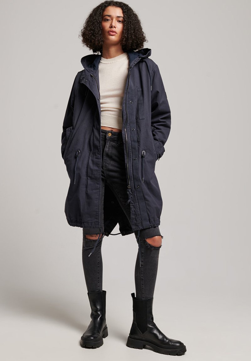 Superdry VINTAGE FIELD - Parka - eclipse navy/blauw - Zalando.be
