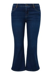 Triangle Flared Jeans - tiefblau/dark-blue denim - Zalando.ch