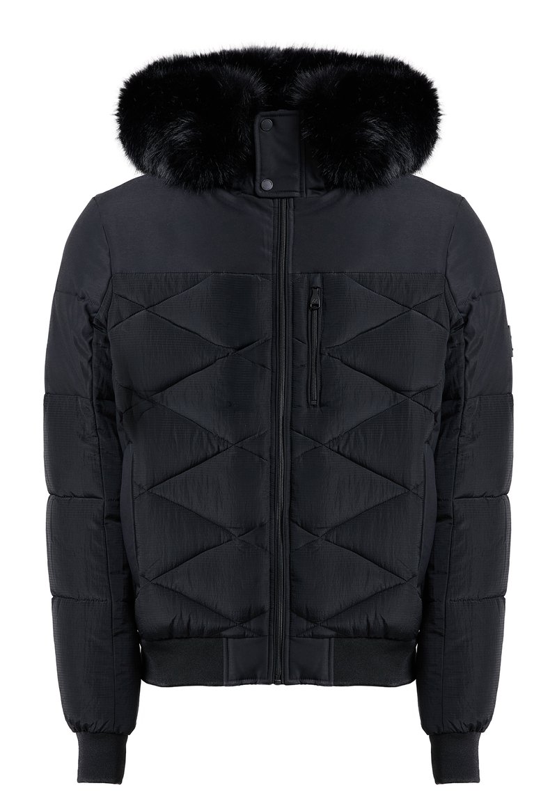 Alessandro Zavetti SABBATINI PUFFER BOMBER JACKET - Winter jacket - jet ...