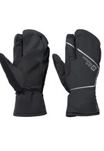 Jack Wolfskin Mittens - phantom/black - Zalando.de
