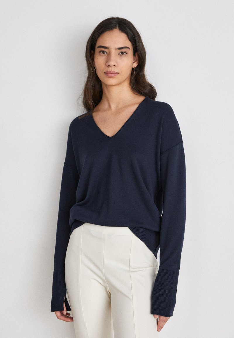 BOSS FRENO - Neule - dark blue/tummansininen - Zalando.fi