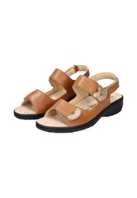 Mephisto GETHA - Sandales - brown/marron clair - ZALANDO.FR