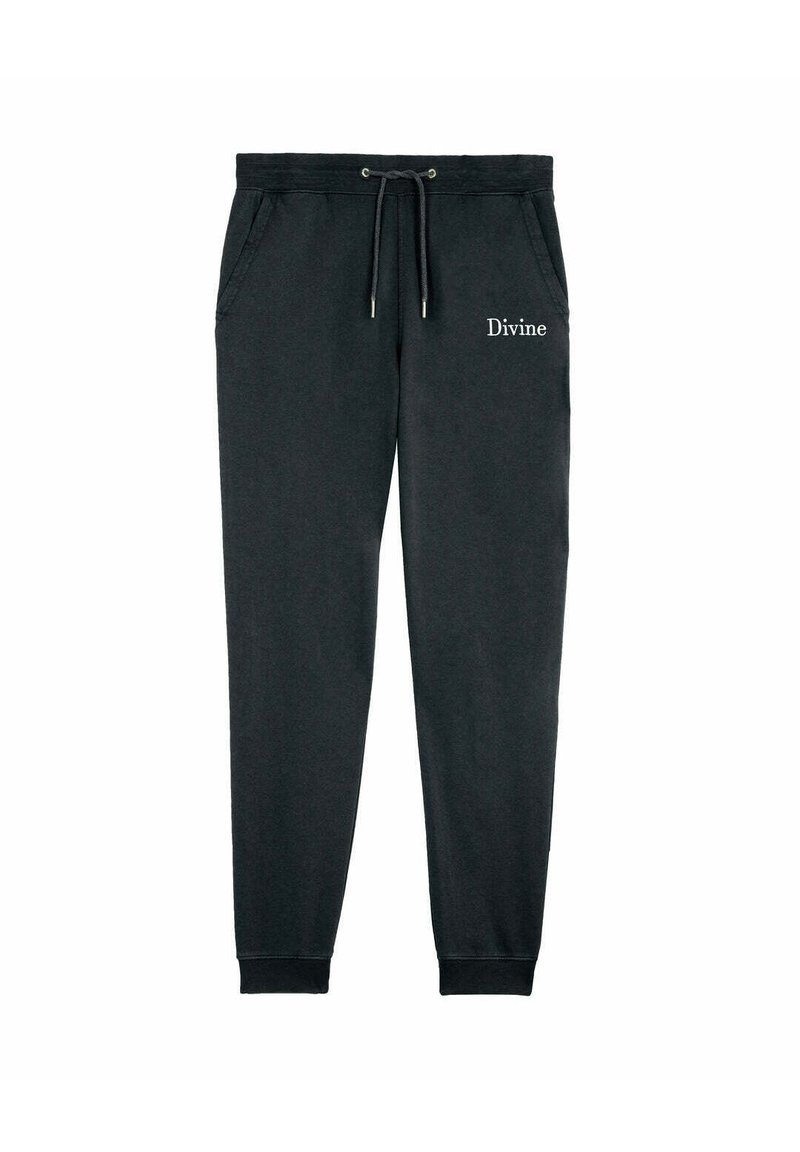 Mira Paris DIVINE EMBROIDERY UNISEX VINTAGE - Tracksuit bottoms - black ...