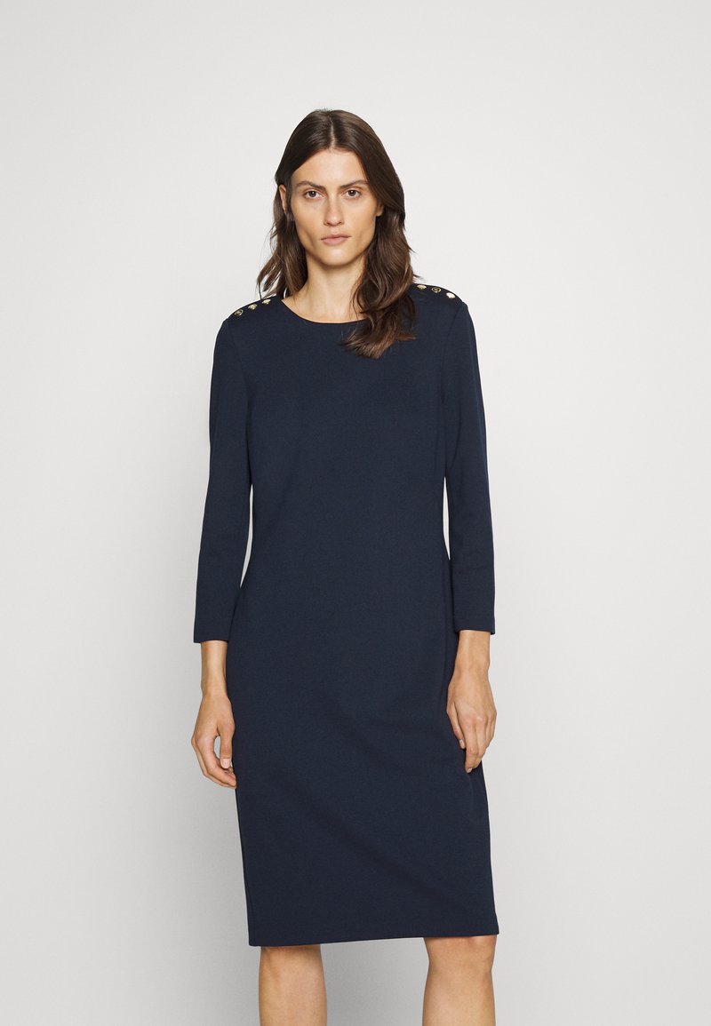 Lauren Ralph Lauren ROMEE 3/4 SLEEVE DAY DRESS - Etuikleid - lighthouse navy/blau - Zalando.de