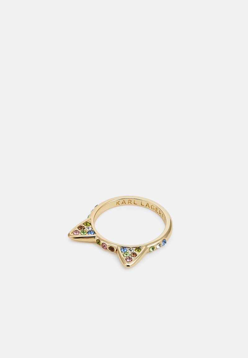 KARL LAGERFELD CAT RING PAVE - Ring - gold- coloured/gold-coloured ...