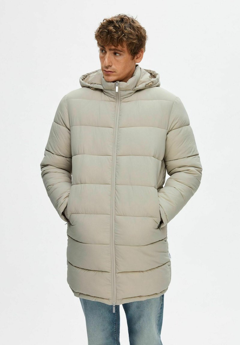 Selected Homme SLHCOOPER PUFFER - Wintermantel - pure cashmere/grau ...