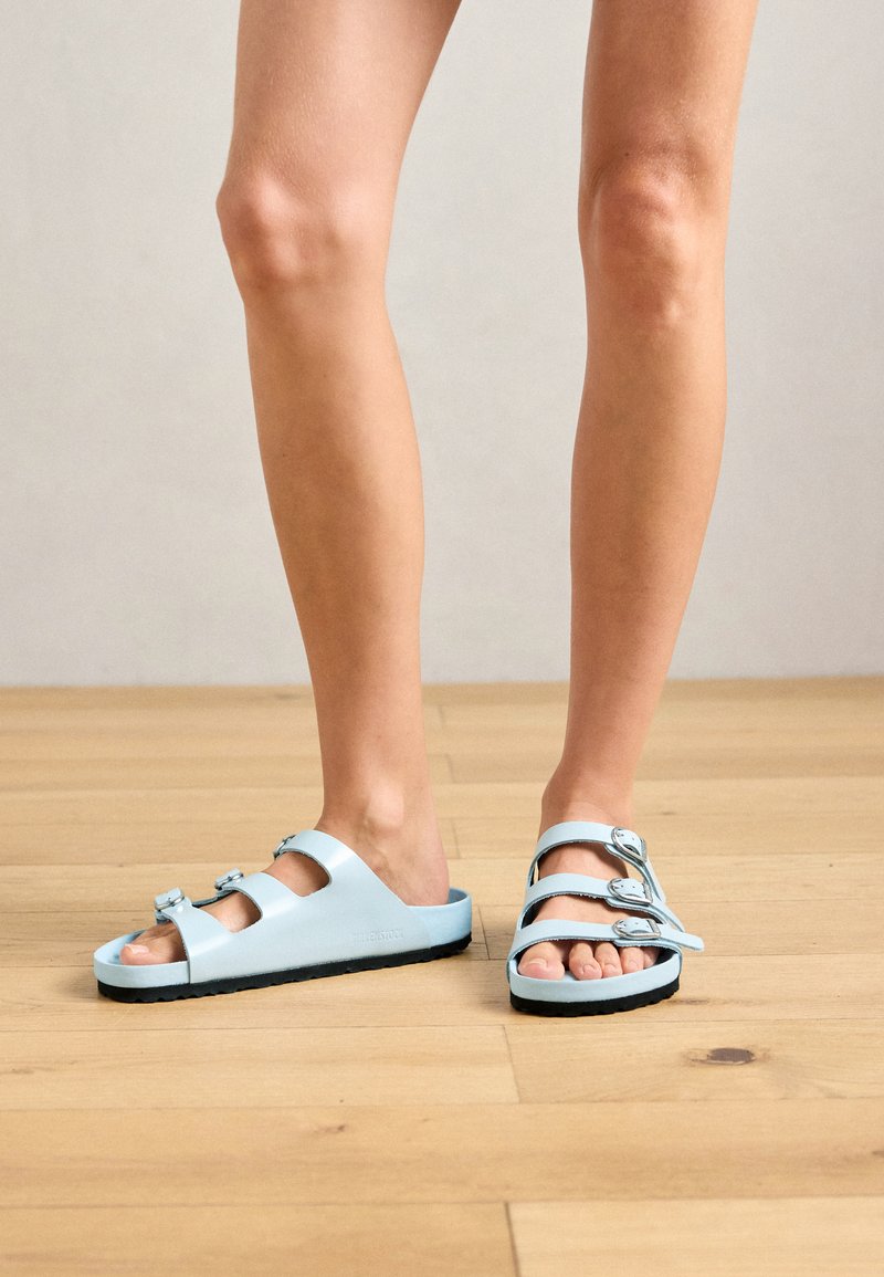 Birkenstock FLORIDA - Mules - baby blue/light blue - Zalando.co.uk