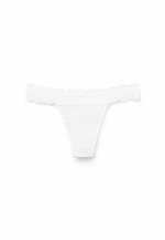 Intimissimi FLOWER - Thong - weiß white/white - Zalando.co.uk