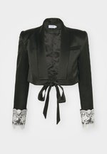 Palomo CROPPED TAILORED JACKET UNISEX - Americana - black/negro ...