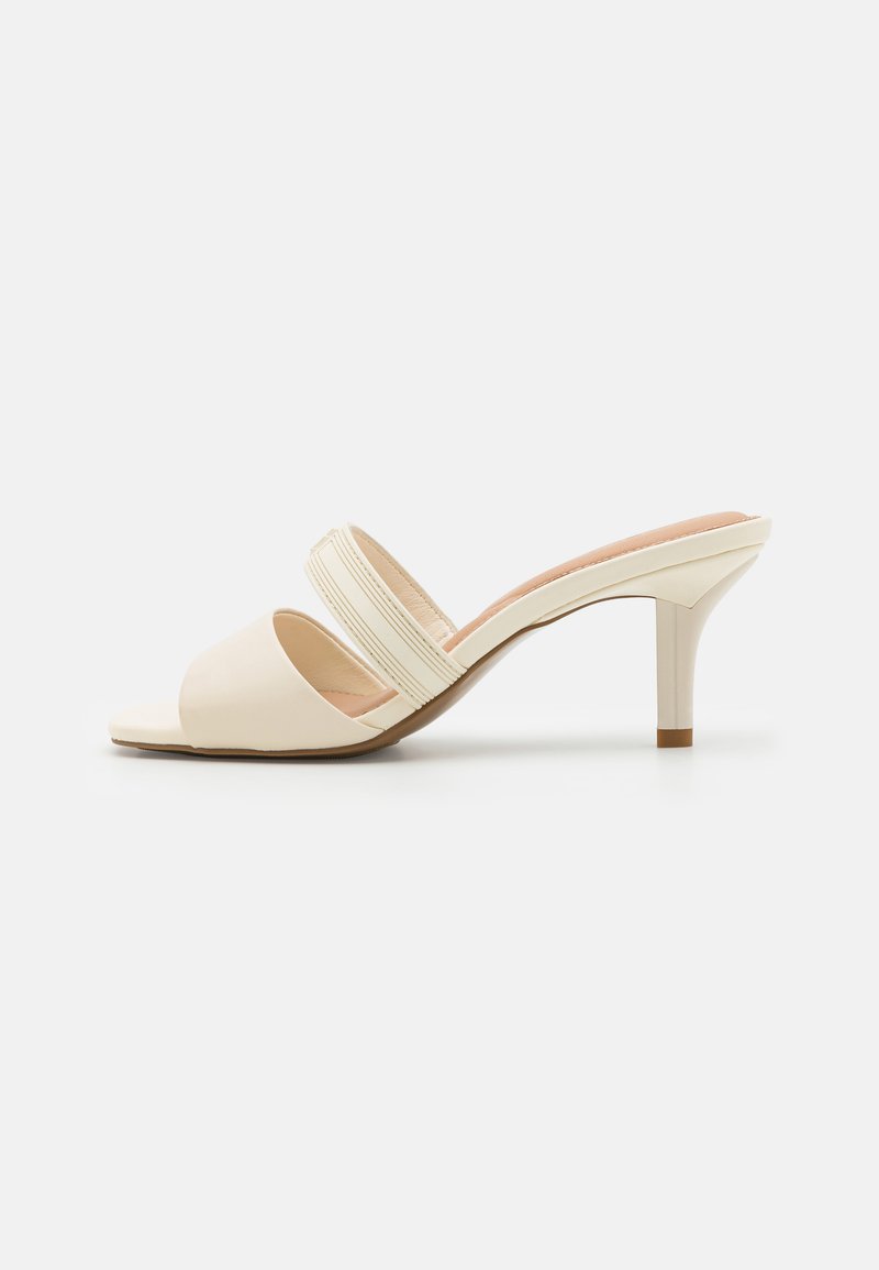 Tommy Hilfiger SPORTY MULE - Heeled mules - calico/off-white - Zalando