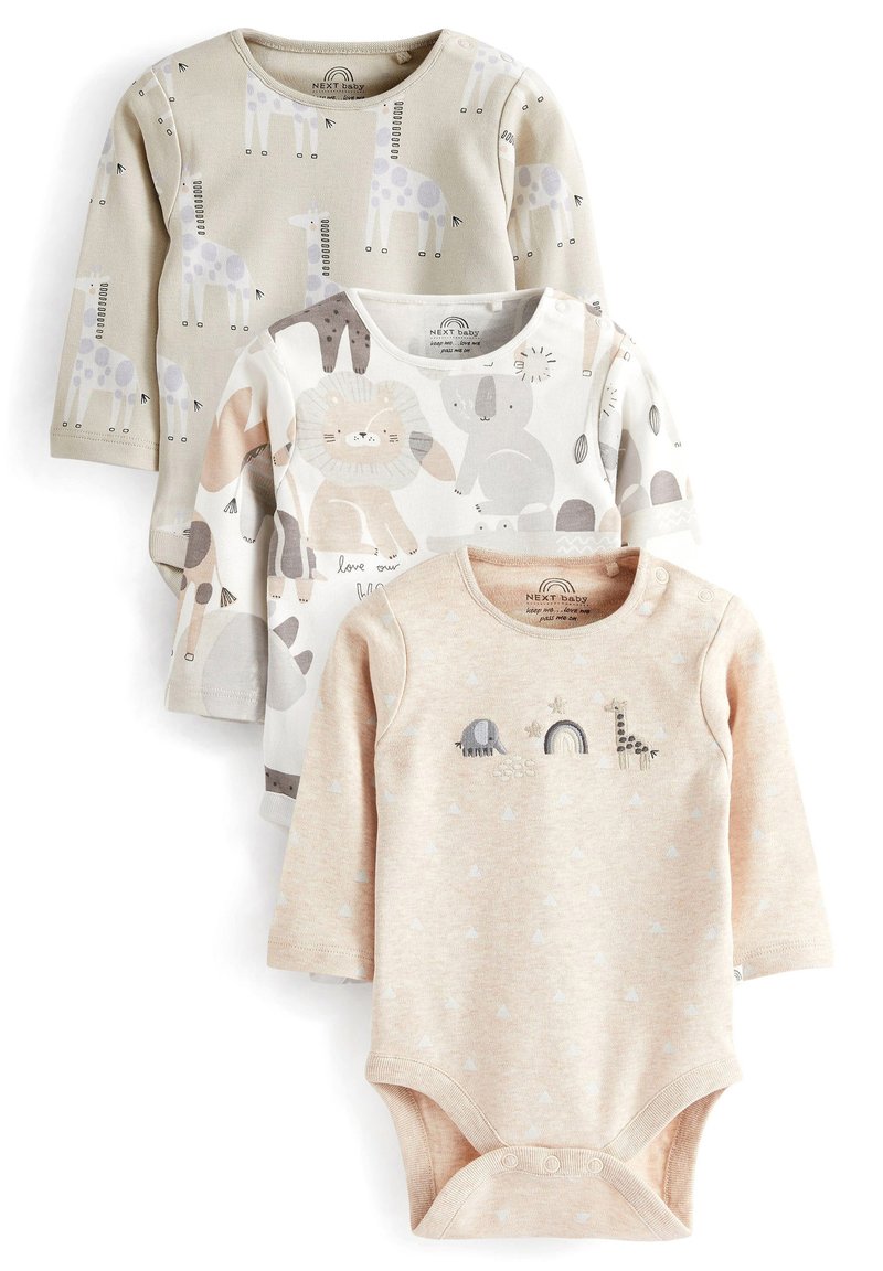 Next BABY LONG SLEEVE BODYSUITS 3 PACK - Body - grey/gris - Zalando.es