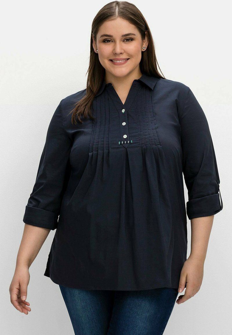 Sheego Blouse - nachtblau/donkerblauw - Zalando.be