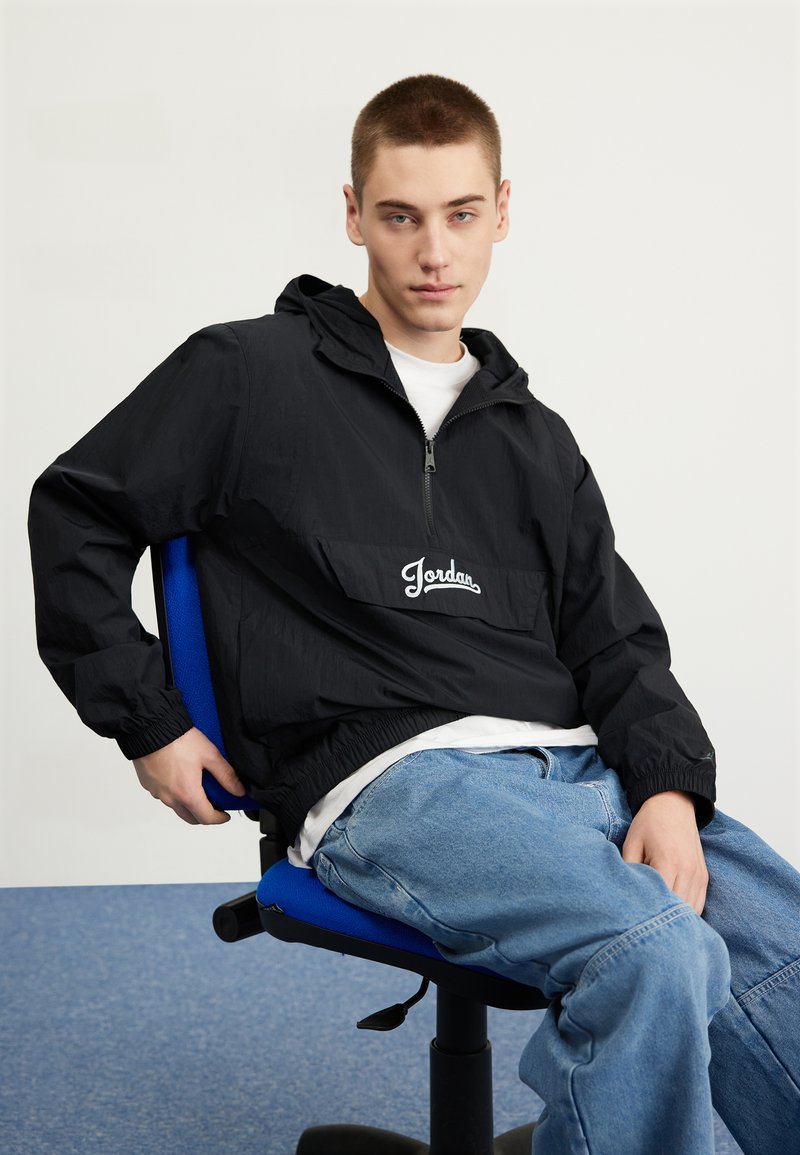 Jordan M J FLT HBR JKT - Summer jacket - black/pure platinum/black ...