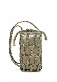 Massimo Dutti POUCH TRAPEZE - Sac bandoulière - beige - ZALANDO.FR