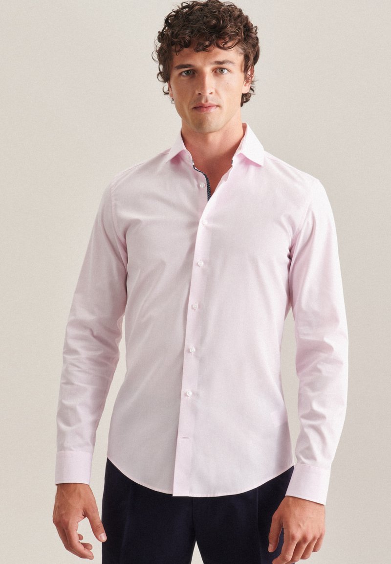 Seidensticker KENT SLIM FIT CONTRAST - Businesshemd - pink/rosa ...
