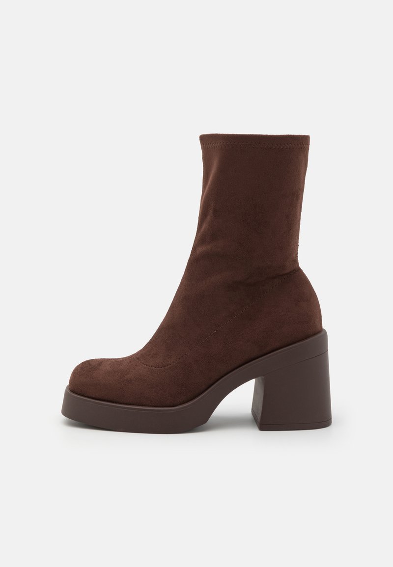 Call it Spring STEFFANIE - Bottines à plateau - dark brown/marron foncé ...