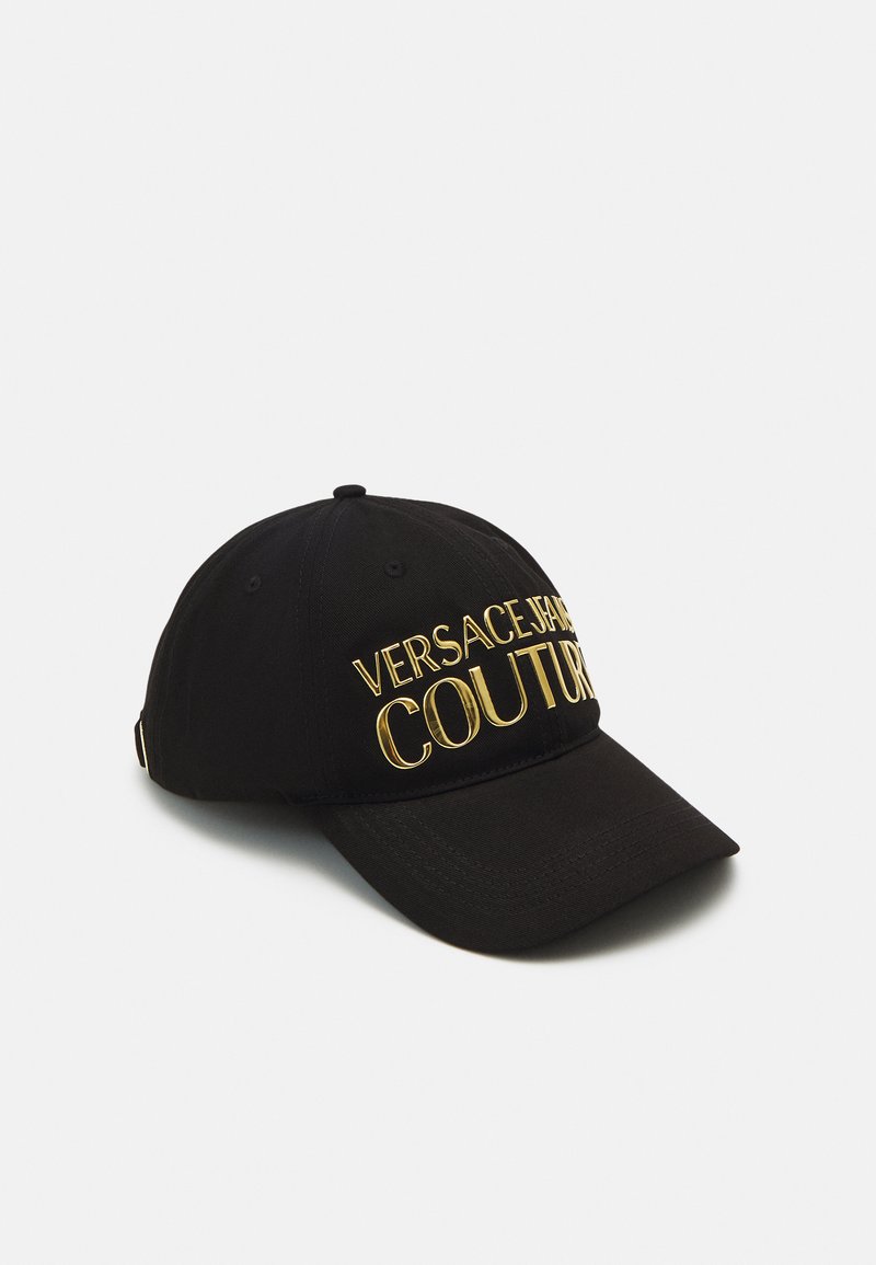 Versace Jeans Couture BASEBALL UNISEX - Cap - black/gold-coloured/black ...