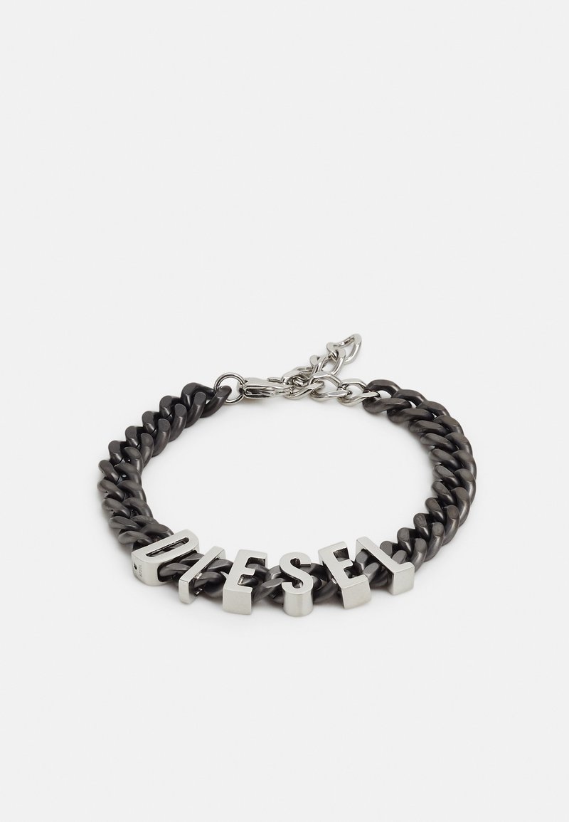 Diesel BRACELET - Bracelet - gunmetal/silver-coloured - Zalando