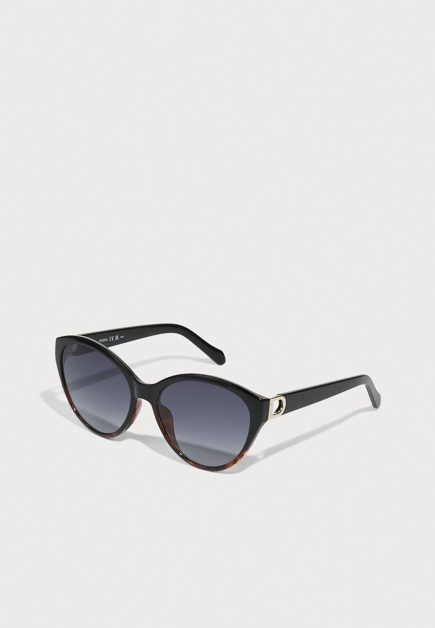 Fossil Lunettes de soleil black shaded havana noir ZALANDO.FR