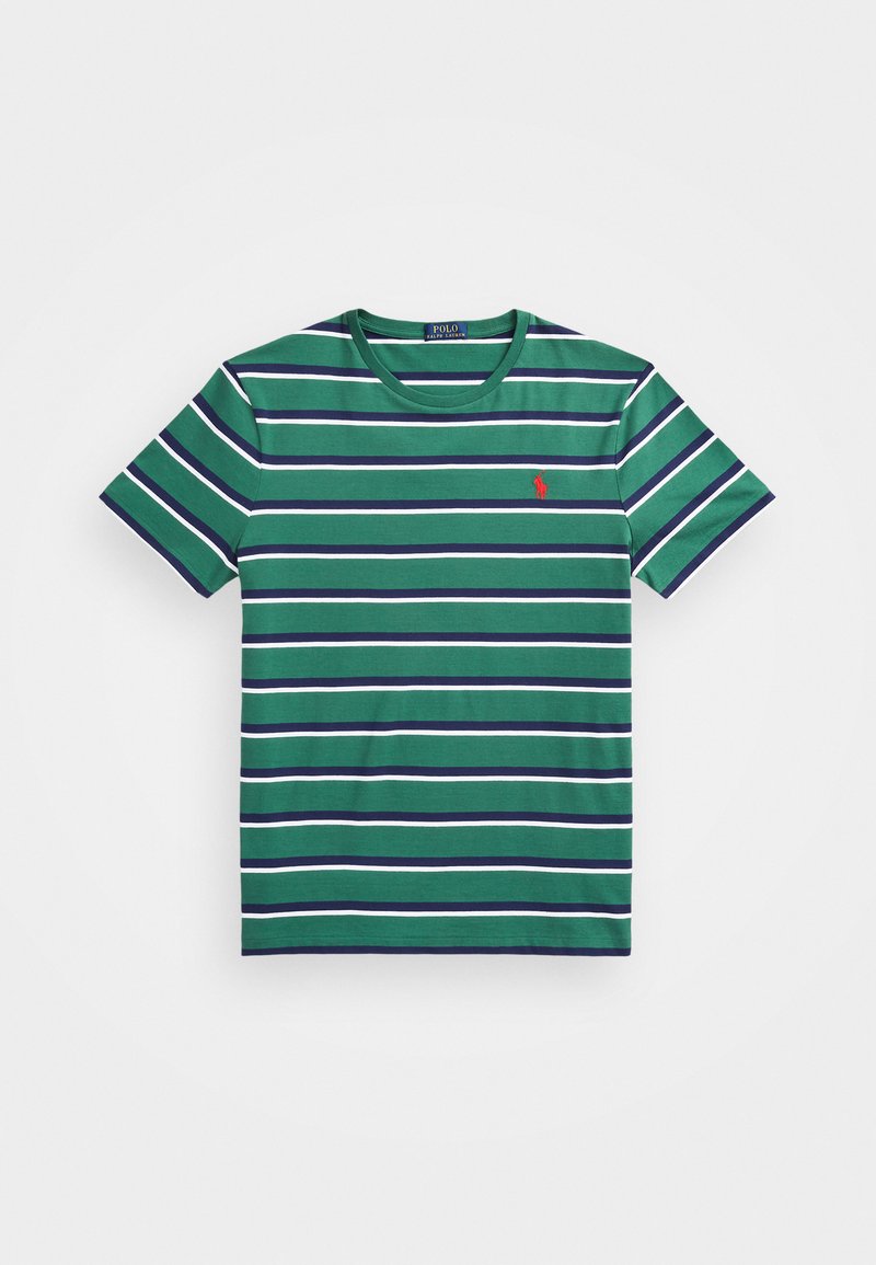 Polo Ralph Lauren SHORT SLEEVE - Basic T-shirt - verano green multi ...