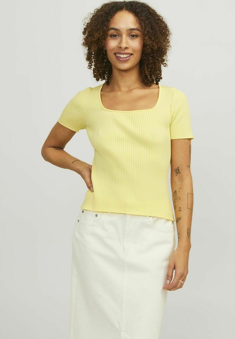 JJXX T-Shirt basic - french vanilla/gelb - Zalando.ch