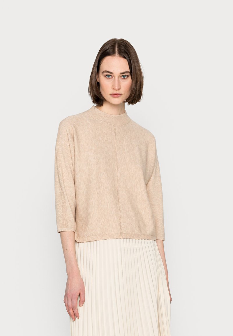 Opus PULINE - Strickpullover - sweet almond melange/beige - Zalando.at