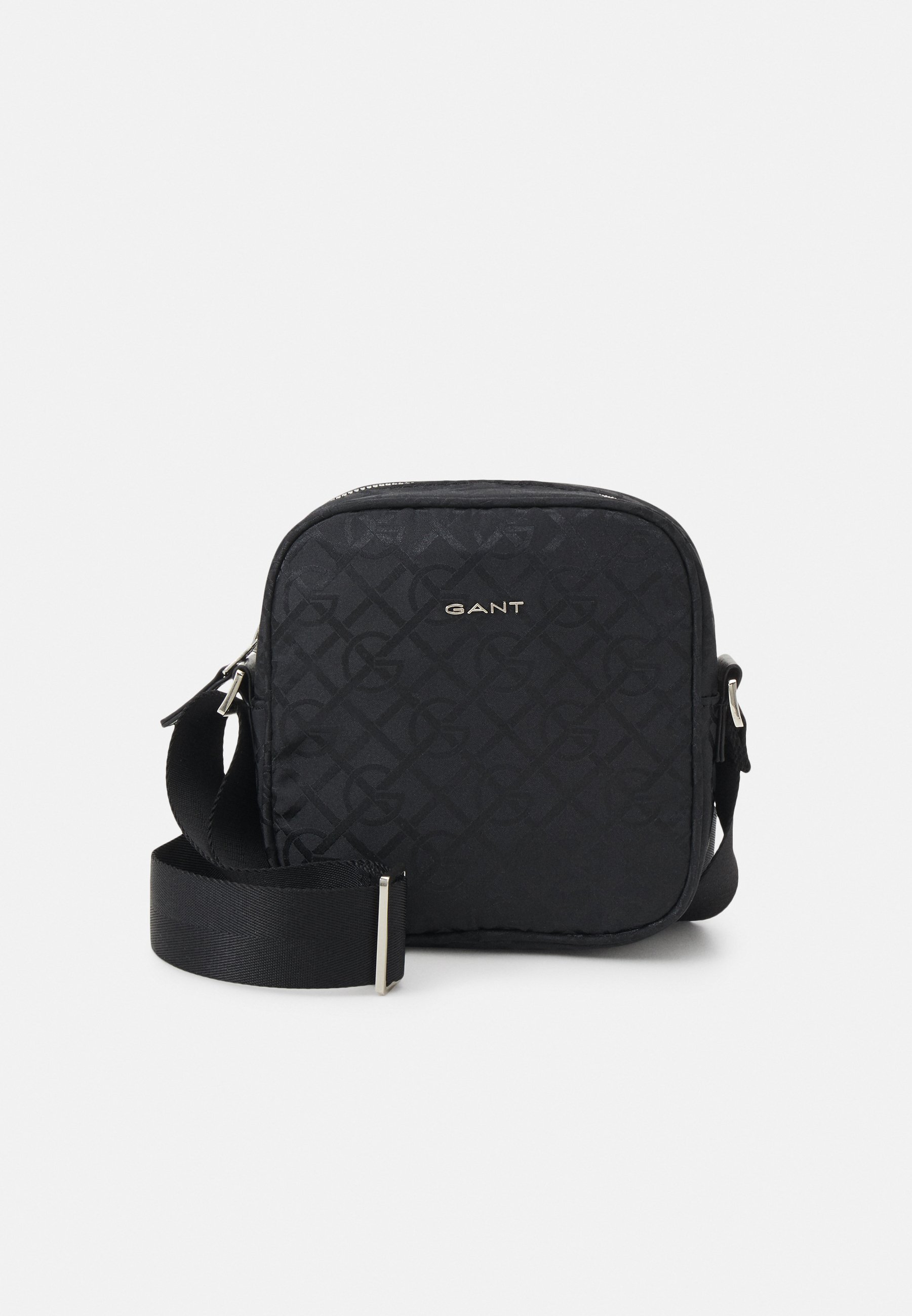 GANT G-PATTERN CROSSBODY BAG UNISEX - Umhängetasche - ebony black ...