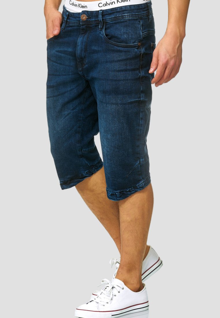 INDICODE JEANS Denim shorts - blue denim - Zalando.ie