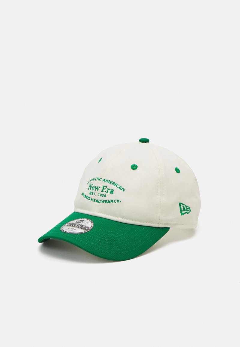 New Era CONTRAST 9TWENTY UNISEX - Pet - kelly green/chrome white/beige ...