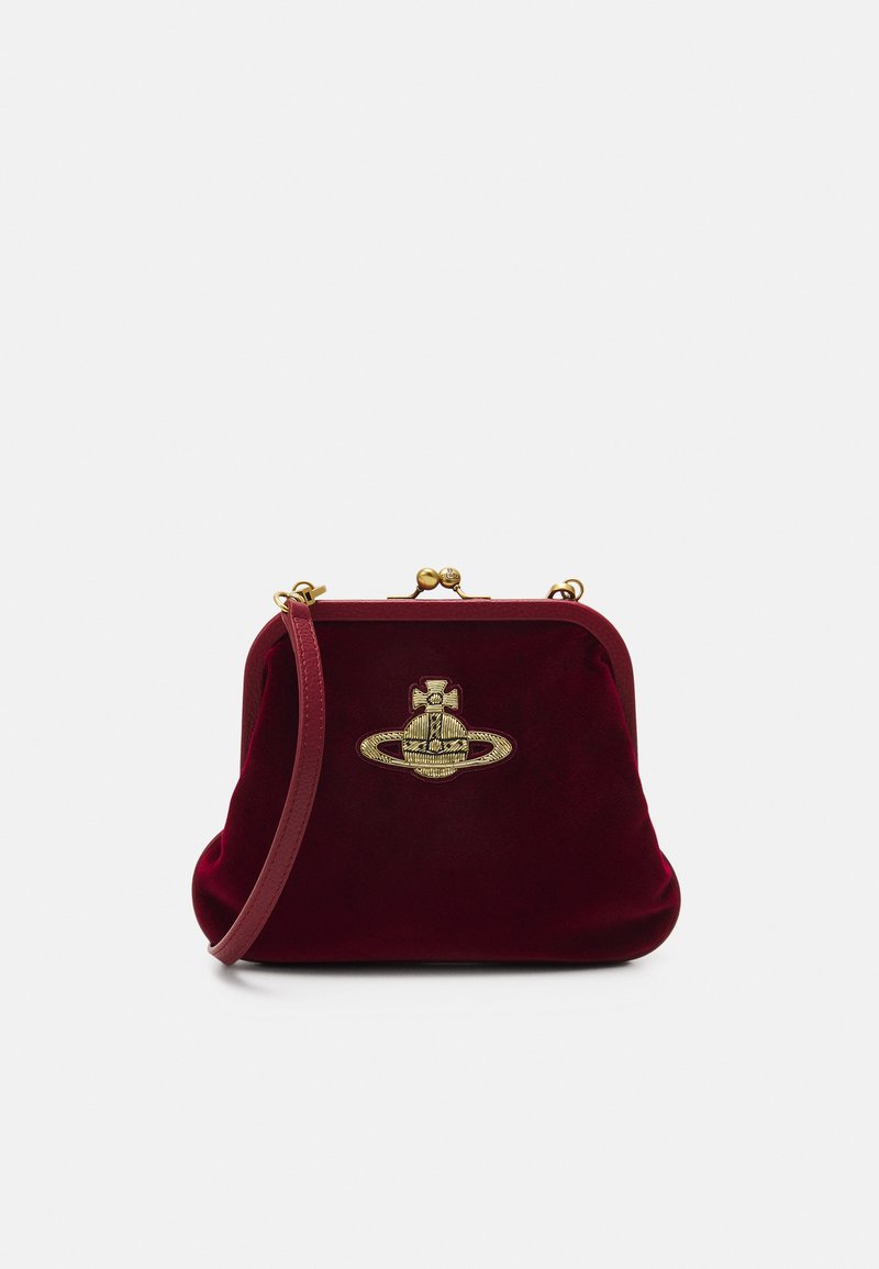 Vivienne Westwood VIVIENNE - Clutch - burgundy/rojo oscuro - Zalando.es