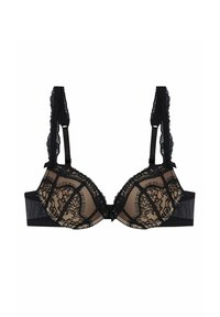 Yamamay AMELIE - Push-up bra - black floral/black - Zalando