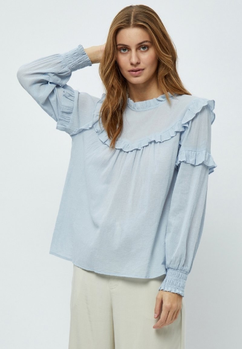 Minus MIMATHILDA BLOUSE - Bluse - ice blue/hellblau - Zalando.de